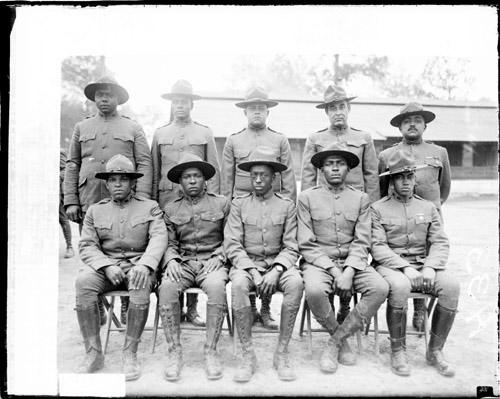 ECC | [African American and white officers of the 370th Infantry,
