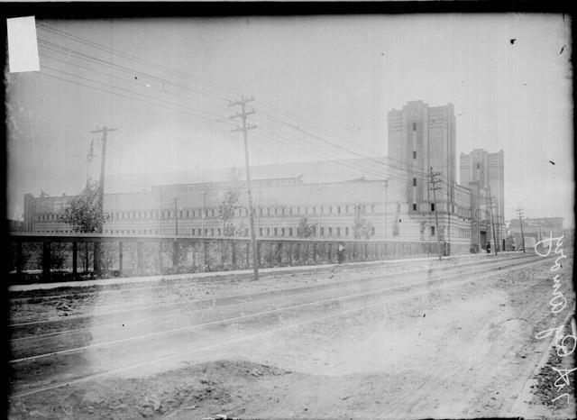 ECC | [Seventh Regiment Armory building, with the front of the bui