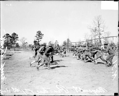 ECC | [131st Infantry charging at each other during military drill