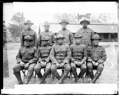 ECC | [African American and white officers of the 370th Infantry,