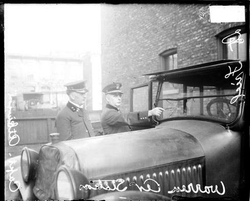 ECC | [Captain Atkinson and Lieutenant Friel standing looking at v