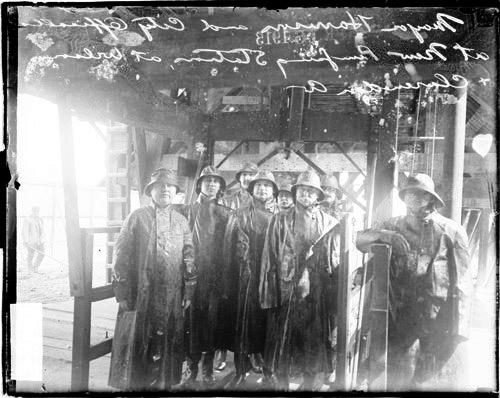 ECC | [Mayor Harrison and city officials standing in the Mayfair W