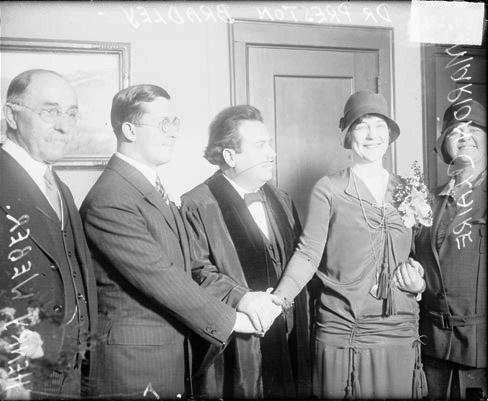 ECC | [Marriage of opera conductor, Mr. Henry Weber to Marion Clai