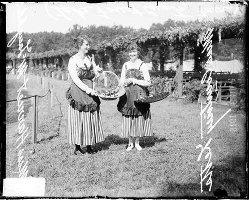 ECC | [Harriet McLaughlin and Courtney Letts, selling grape juice