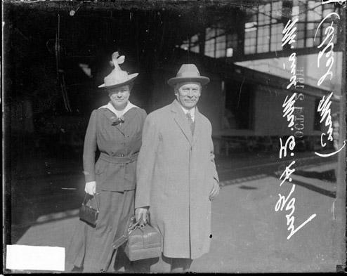 ECC | [Founder of U. S. Steel Corporation, Elbert Gary, and his wi