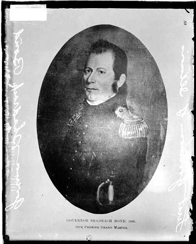 ECC | [Portrait of the first governor of Illinois, Shadrach Bond]