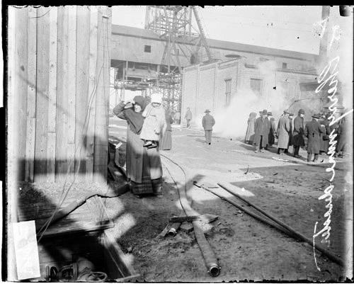 ECC | [Cherry mine disaster, woman with a shawl wrapped around her