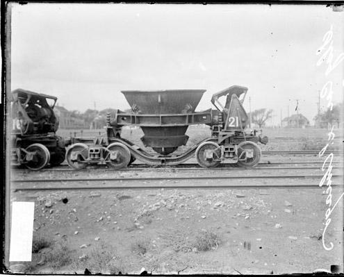 ECC | [Slag car on a railroad track in South Chicago]
