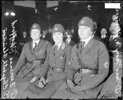 ECC | [Mrs. Mary M. Springer, Miss Florence Spofford, Miss Elizabe