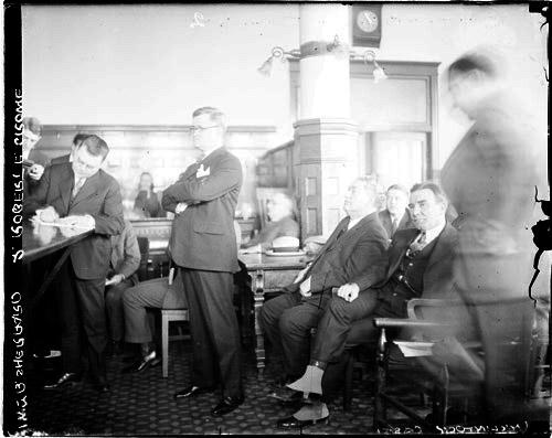 ECC | [William Sherpard sitting and State's Attorney Robert Crowe