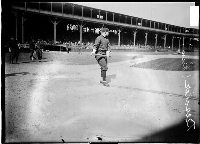 ECC | [Baseball player, Bescher of the Cincinnati Reds holding a b