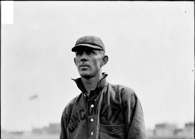 ECC | [Baseball player, Ed Poole, Cincinnati Reds, standing at Wes