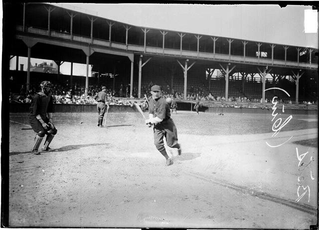 ECC | [Baseball player, Bates of the Cincinnati Reds hitting]
