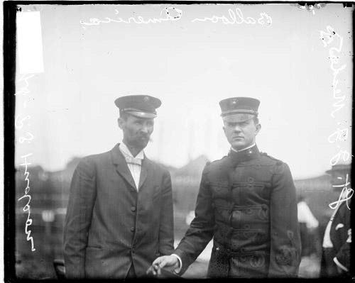 ECC | [Balloonists Captain P. S. Hudson and J. J. Meade, fliers of