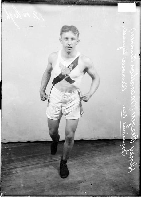 ECC | [Armour Square marathon runner Henry Berger, facing the came