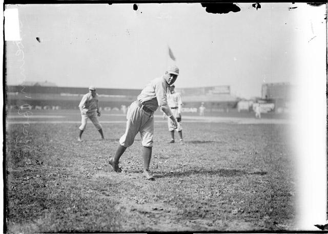 ECC | [Baseball player, Bill Dineen, Boston Red Sox, following thr