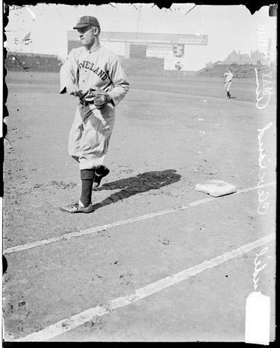 ECC | [Baseball player, Chick Gandil, Cleveland Indians, throwing