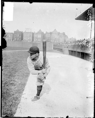 ECC | [Baseball player, Otto Knabe, Pittsburgh Pirates, swinging a