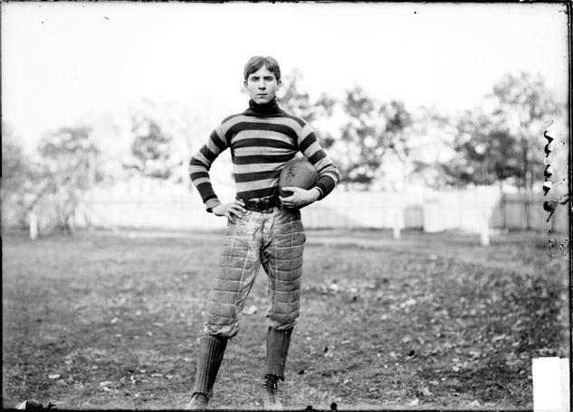 ECC | [Englewood High School football player, Elmer Stultz, holdin