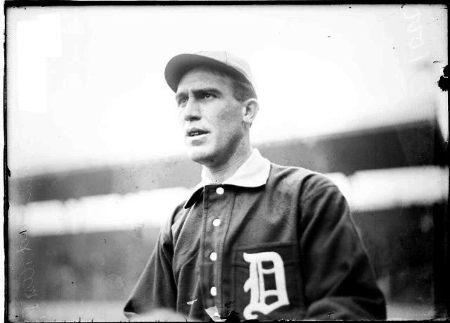 ECC | [Baseball player, John Sullivan, Detroit Tigers, standing at
