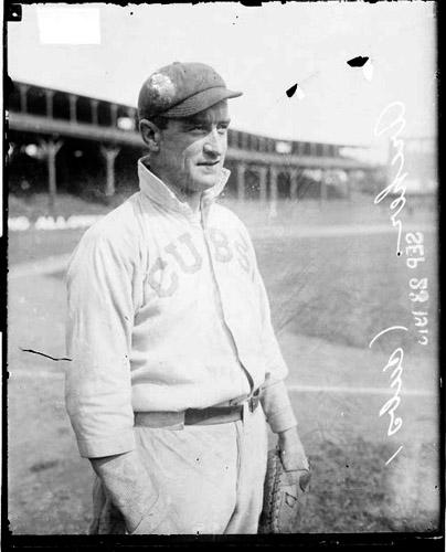 ECC | [Baseball player, Archer, Cubs, standing on the field at Wes