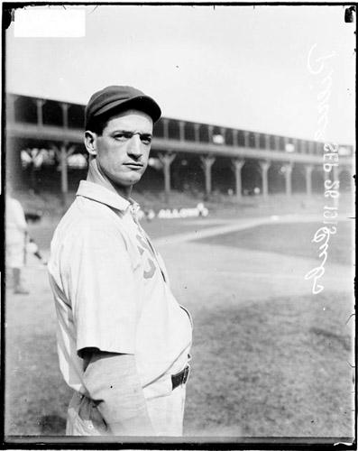 ECC | [Baseball player, Pierce, Cubs, standing on the field at Wes