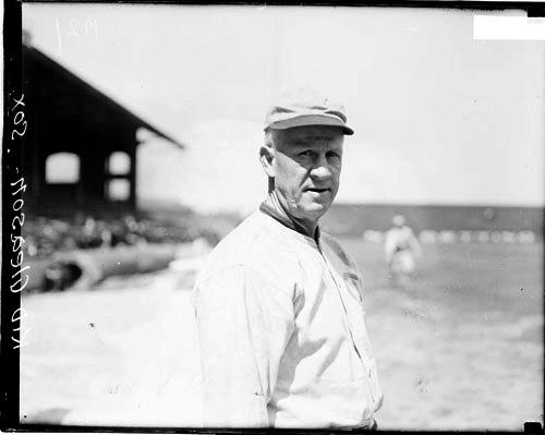 ECC | [Baseball manager Kid Gleason, White Sox, looking at the cam