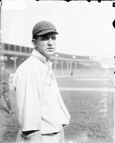 ECC | [Baseball player, Vaughn, Cubs, standing on the field at Wes