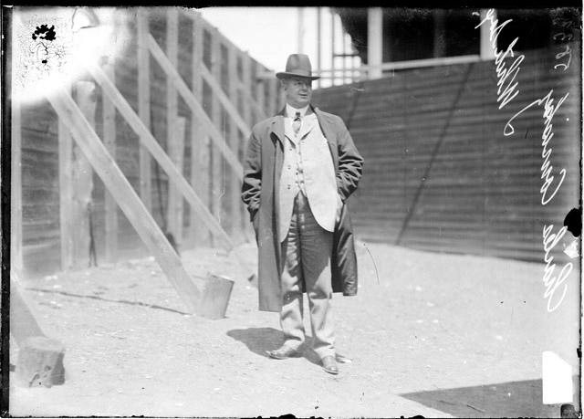 ECC | [Chicago White Sox president Charles Comiskey, standing behi