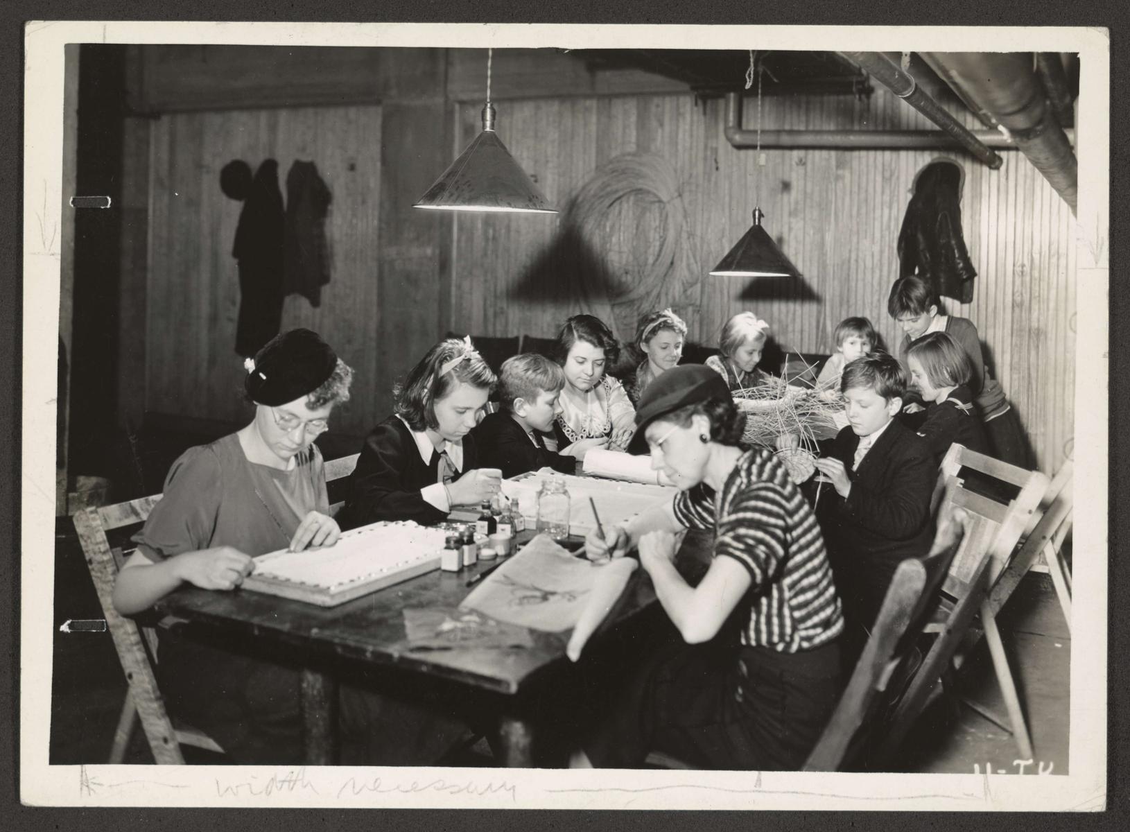 ECC | Tuley Park (0018) Activities - Arts and crafts, undated
