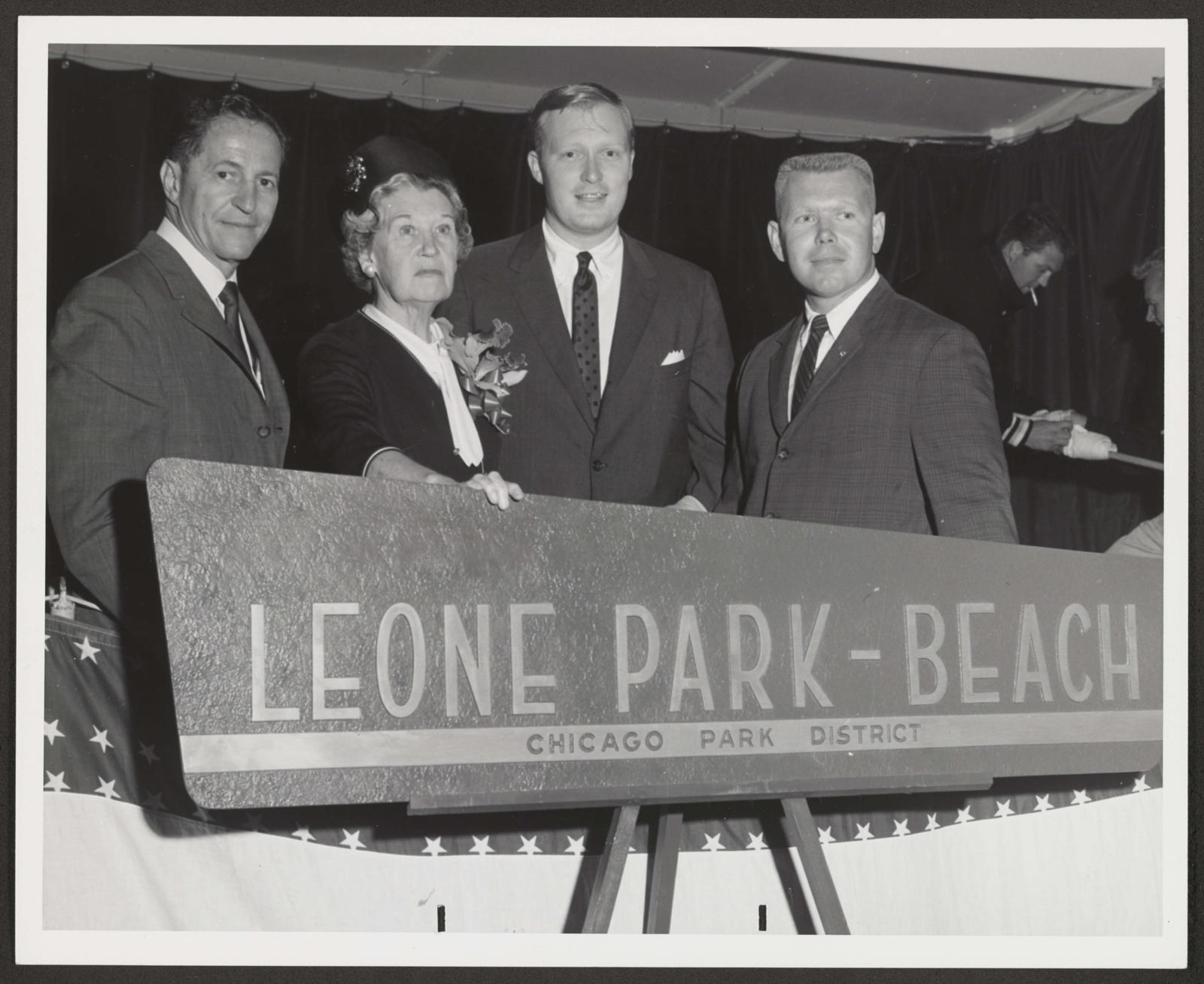 ECC | Leone Park Beach (1013) Events - Parks, dedication of, 1966-