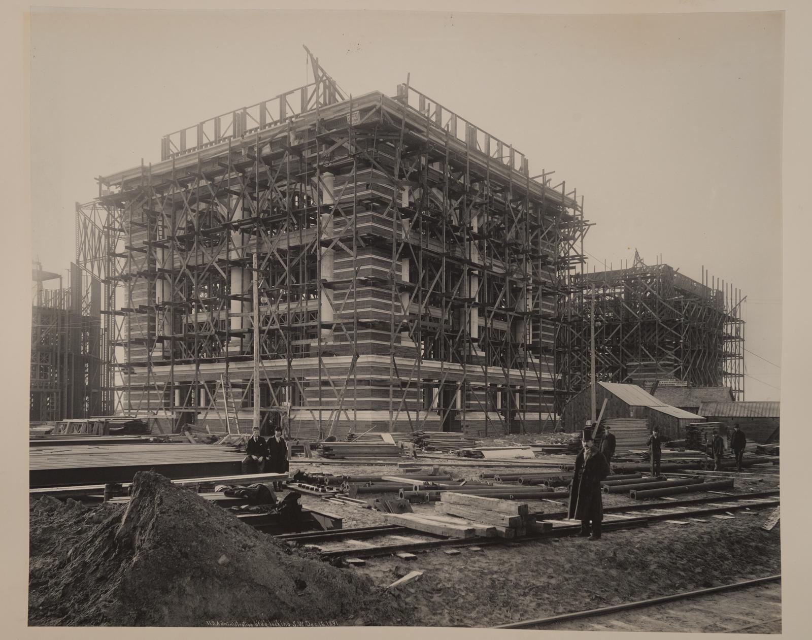 ECC | Administration Building, looking southwest