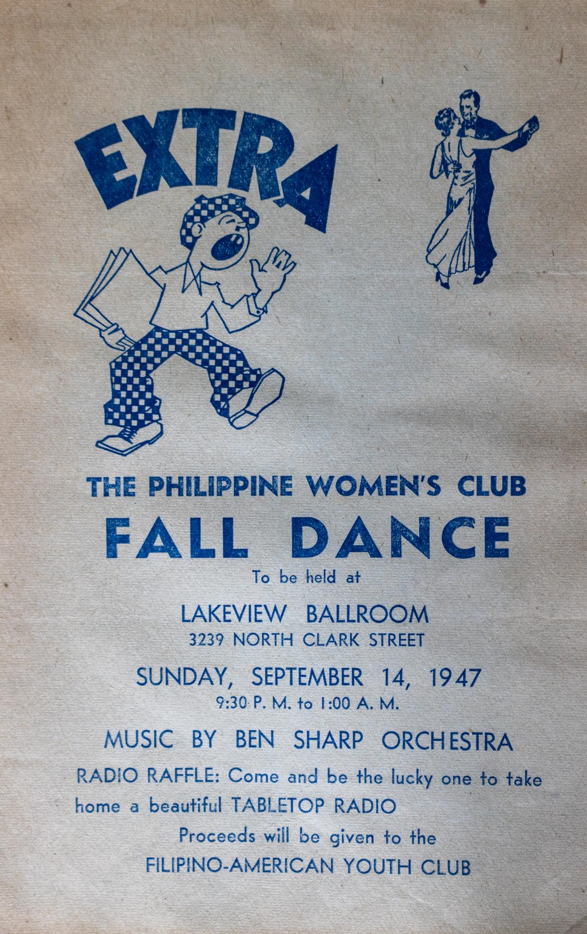 ECC | The Philippine Women's Club Fall Dance flyer