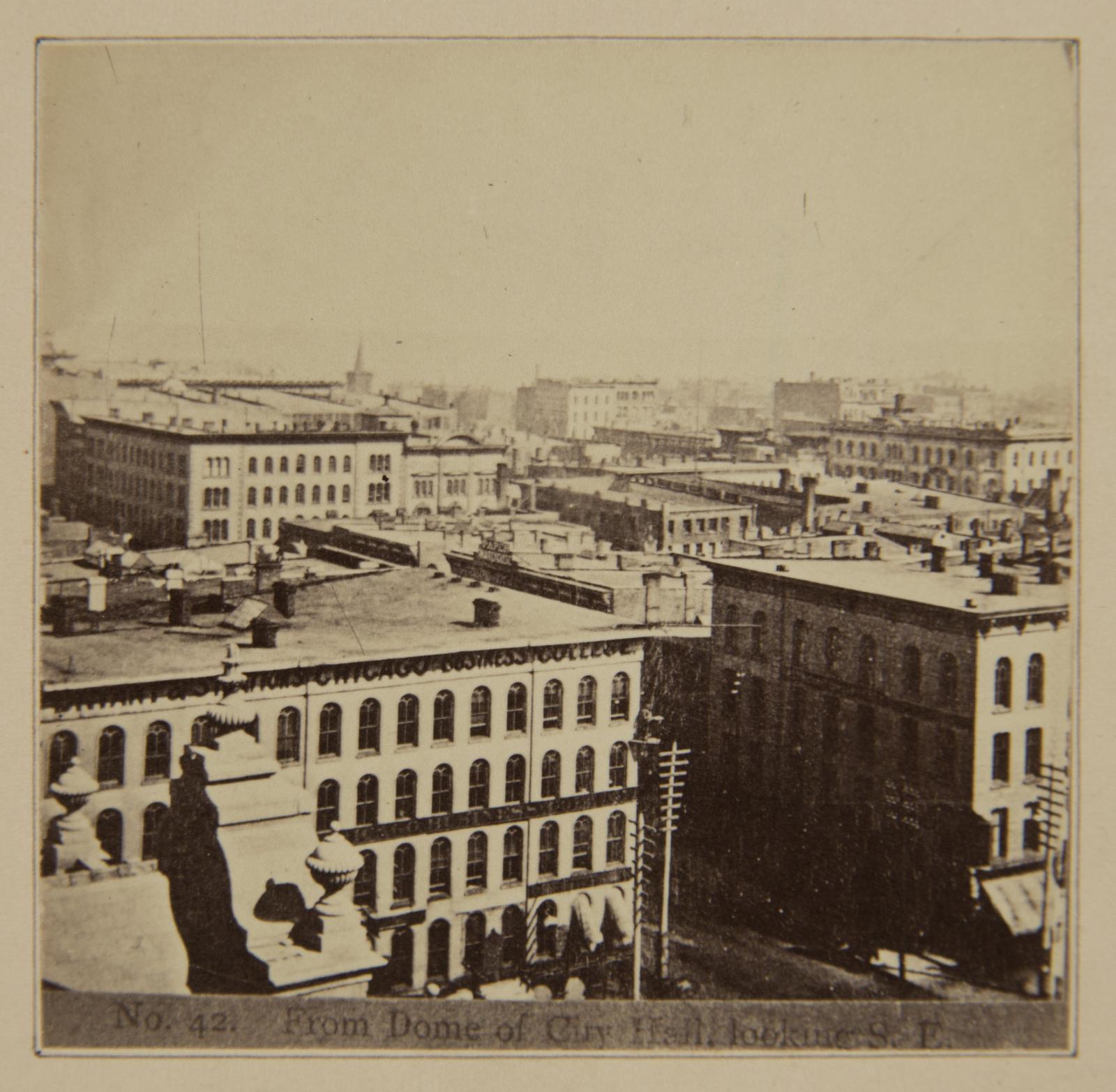 ECC | Chicago pre-fire: From Dome of Court House Southeast
