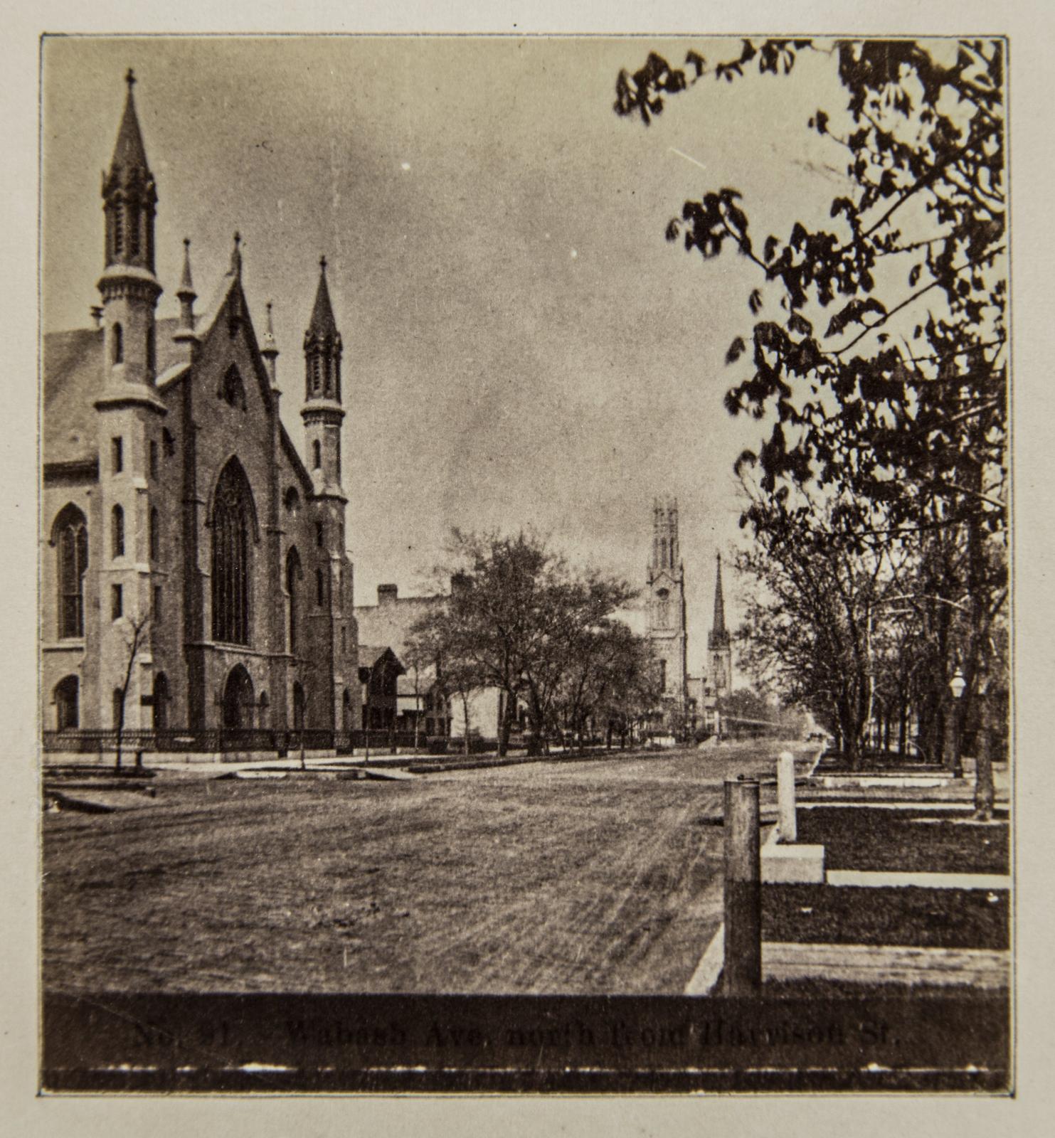 ECC | Chicago pre-fire: Wabash Ave. North from Harrison St.