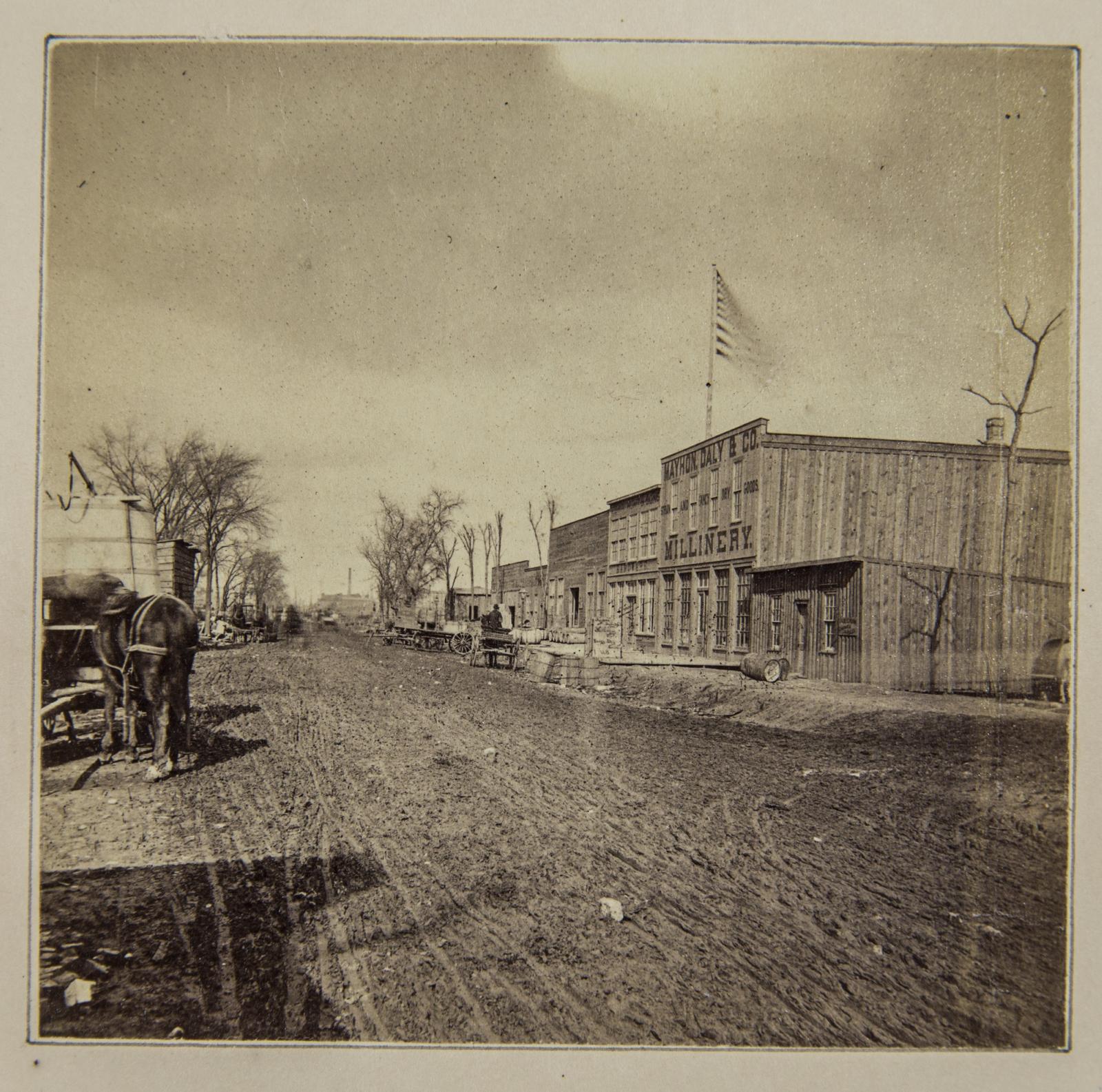 ECC | Chicago Fire of 1871: Michigan Ave. - Temporary Chicago