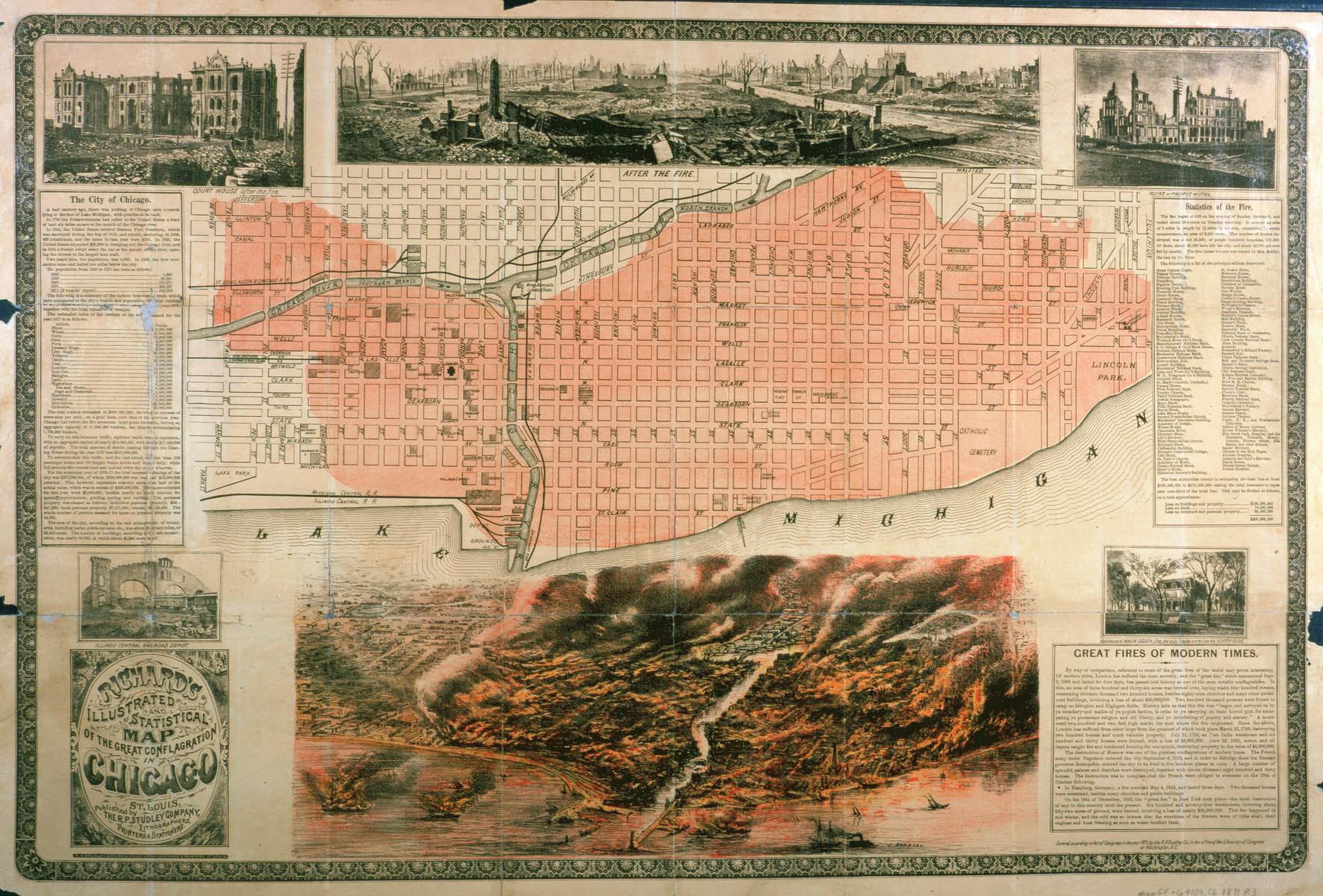ECC | Richard's illustrated and statistical map of the great confl