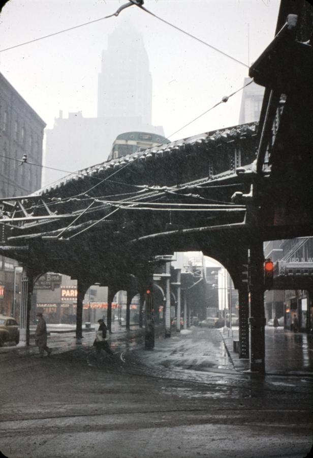 ECC | Chicago Scenes: Near Loop, 1950s