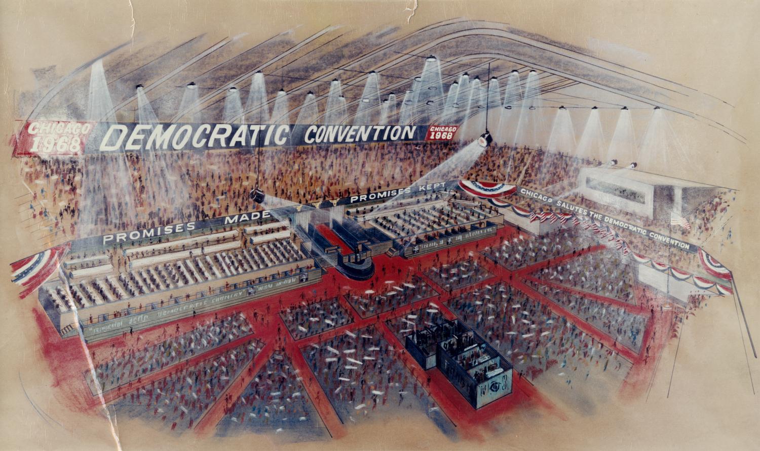 ECC | Sketch of the meeting hall in the International Amphitheatre