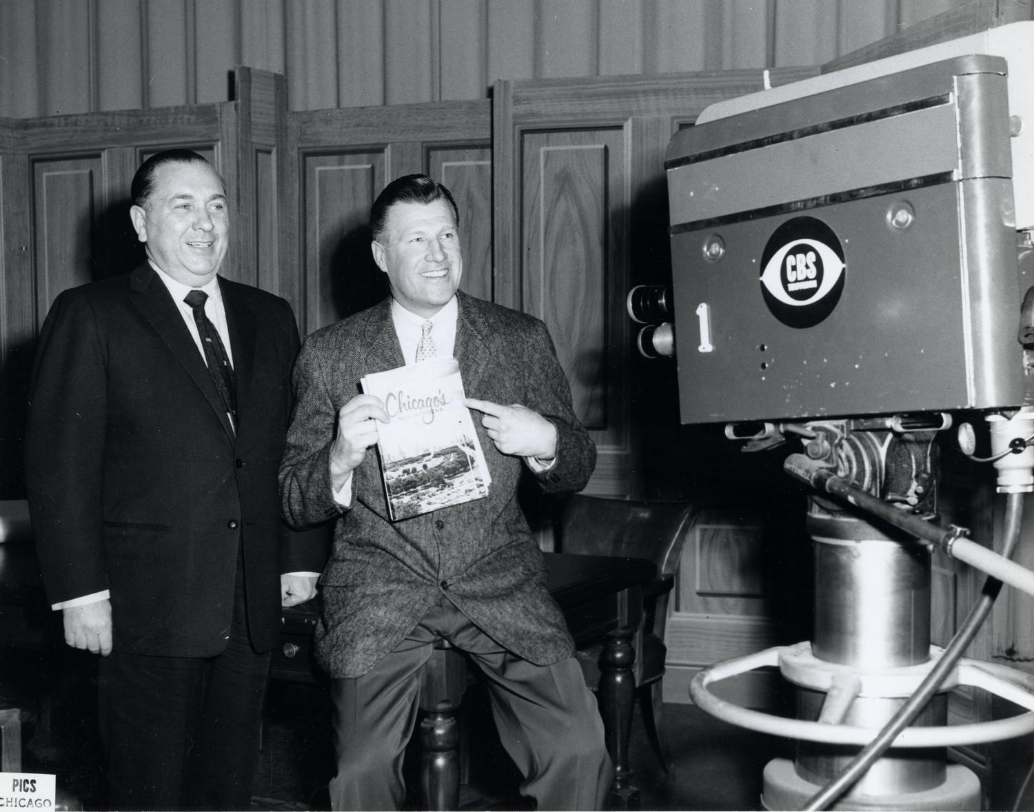 ECC | Richard J. Daley interviewed on camera for Chicago's 120 Ann