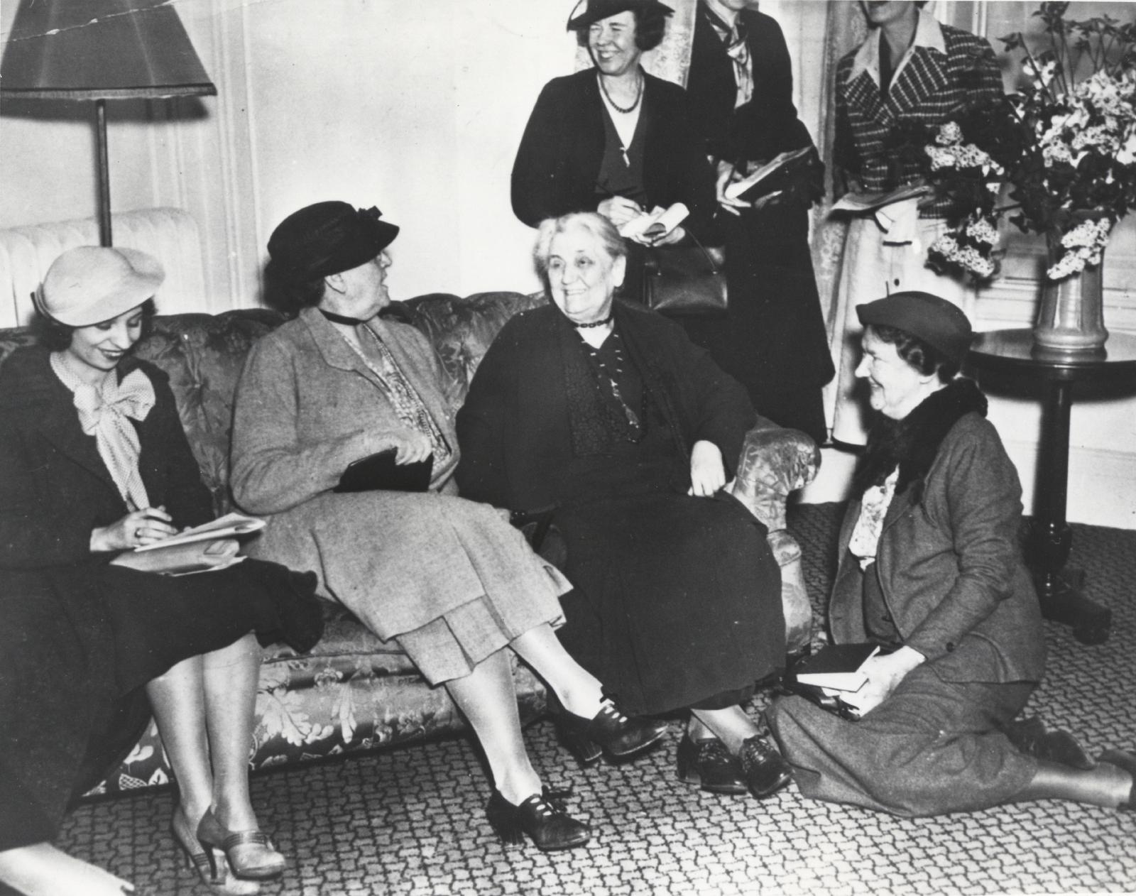 ECC | Jane Addams at Meeting