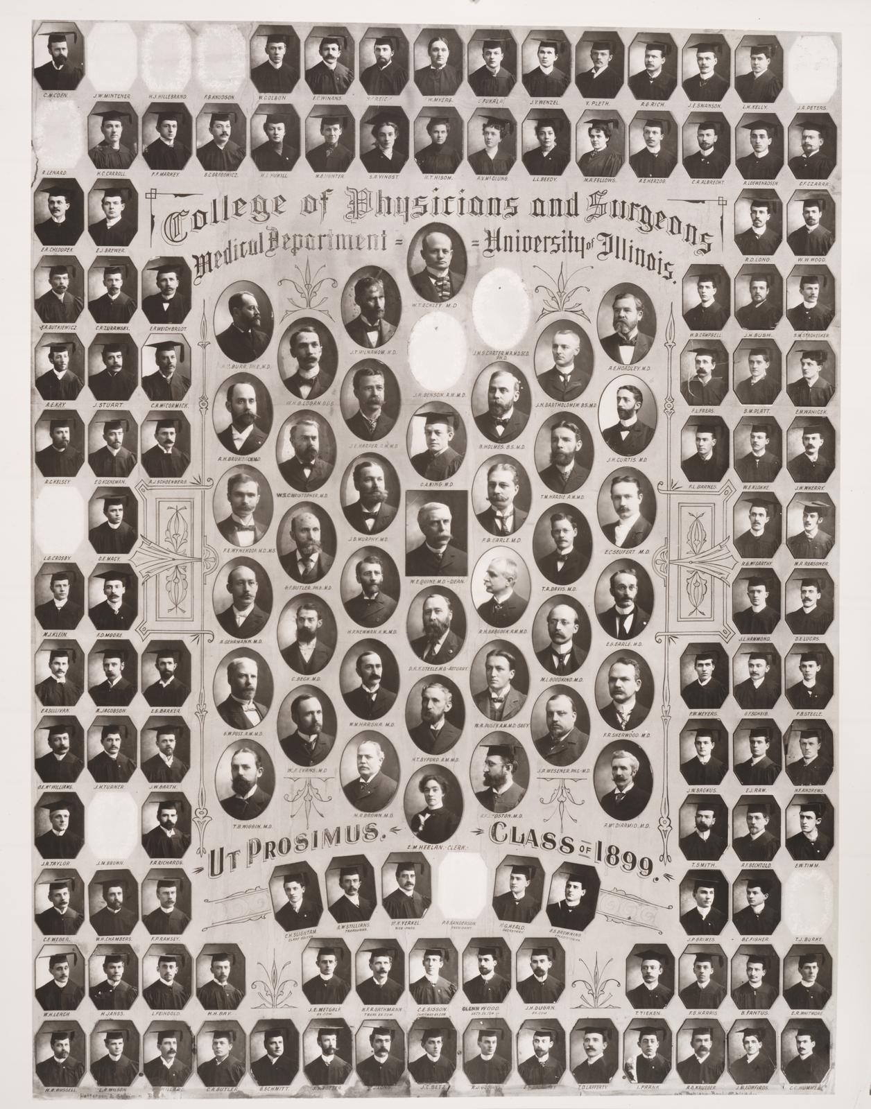 ECC | 1899 graduating class, University of Illinois College of Med