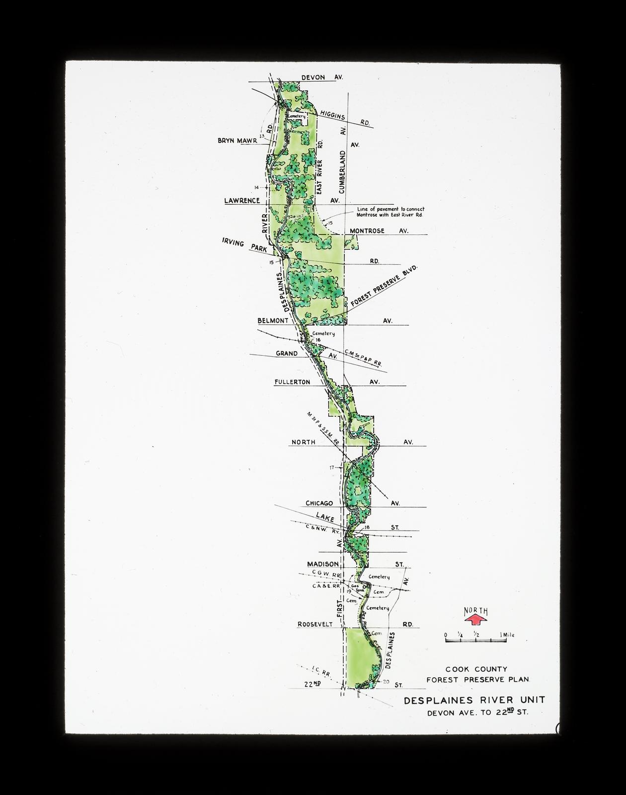 ECC | Forest Preserve Maps and Foreign Parks: Des Plaines River Un