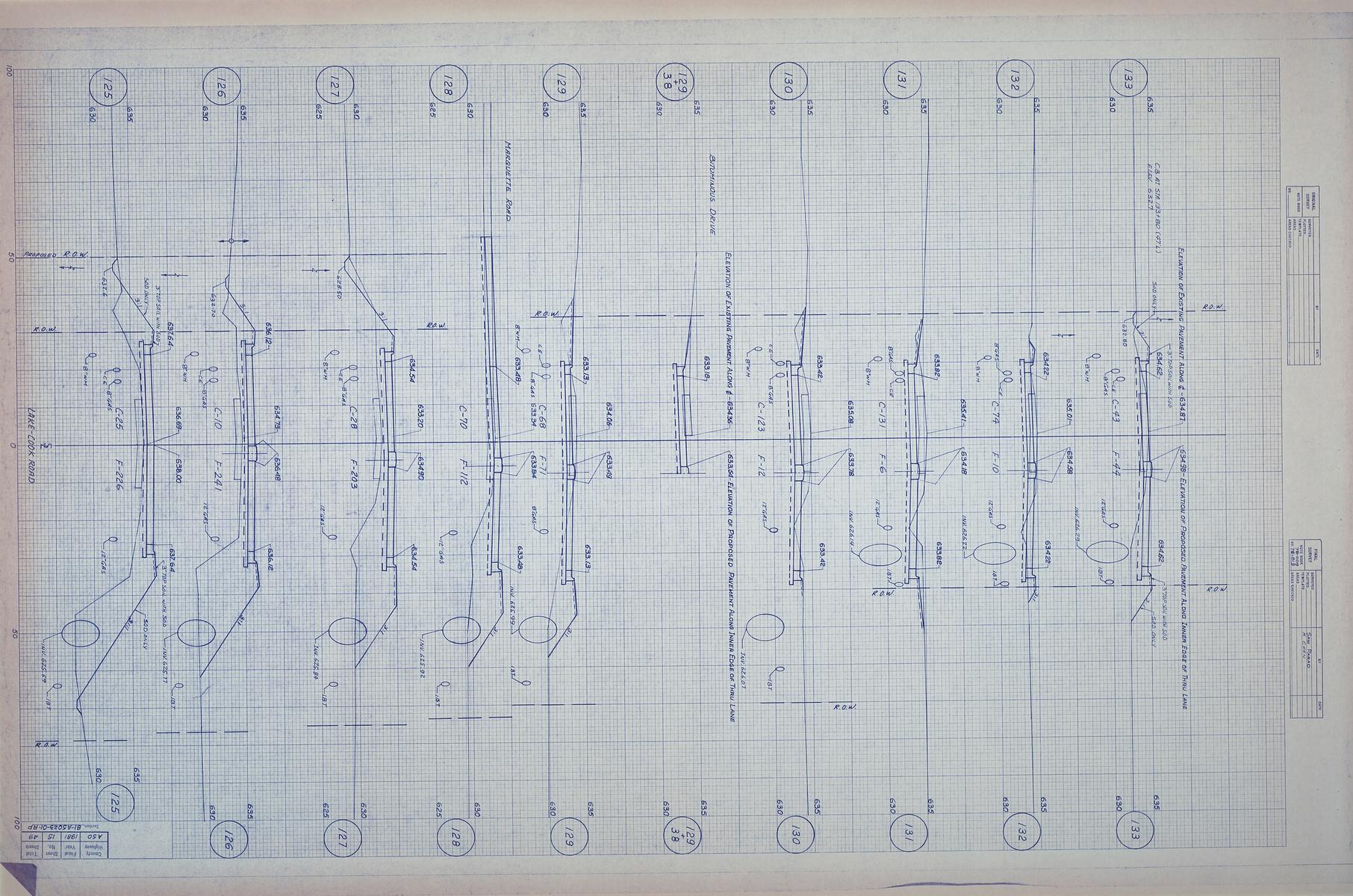 ECC | [Lake Cook Road]; Plans for Proposed County Highway; Bidding