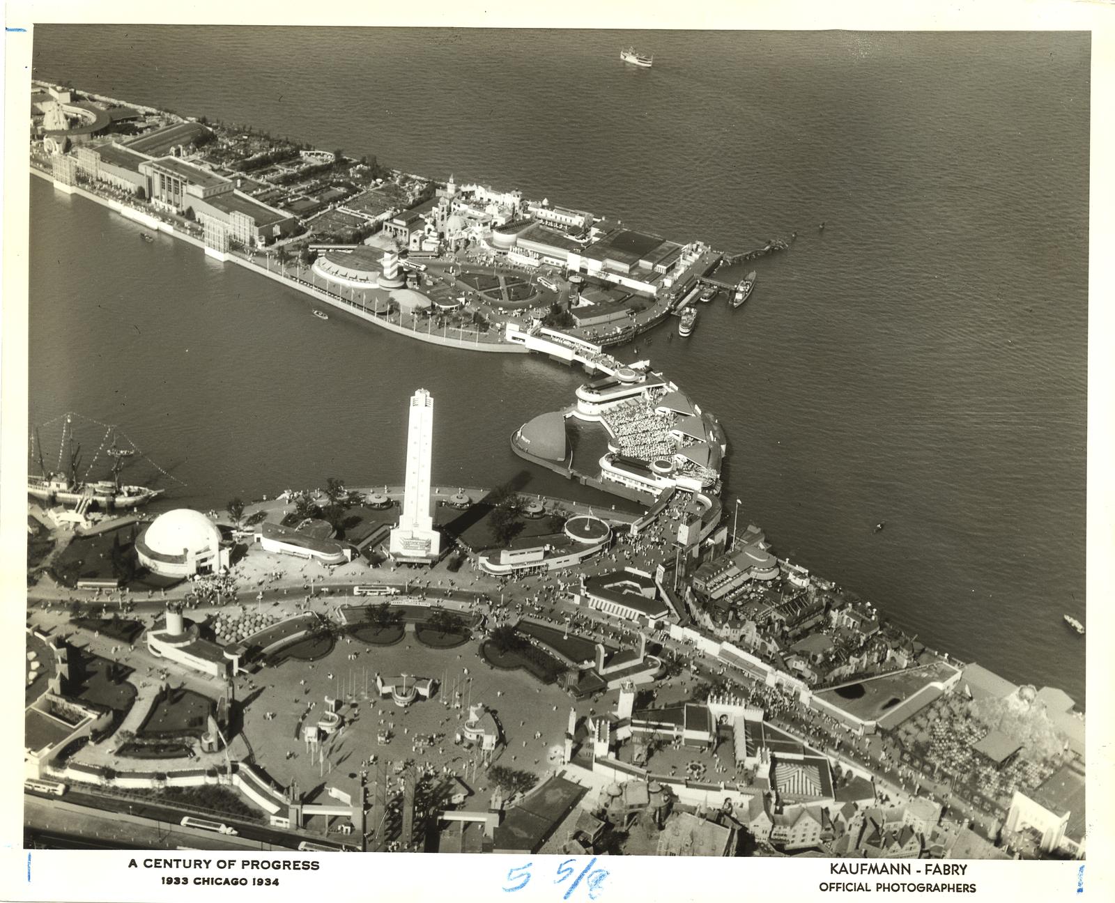 ECC | An aerial view of the Century of Progress.