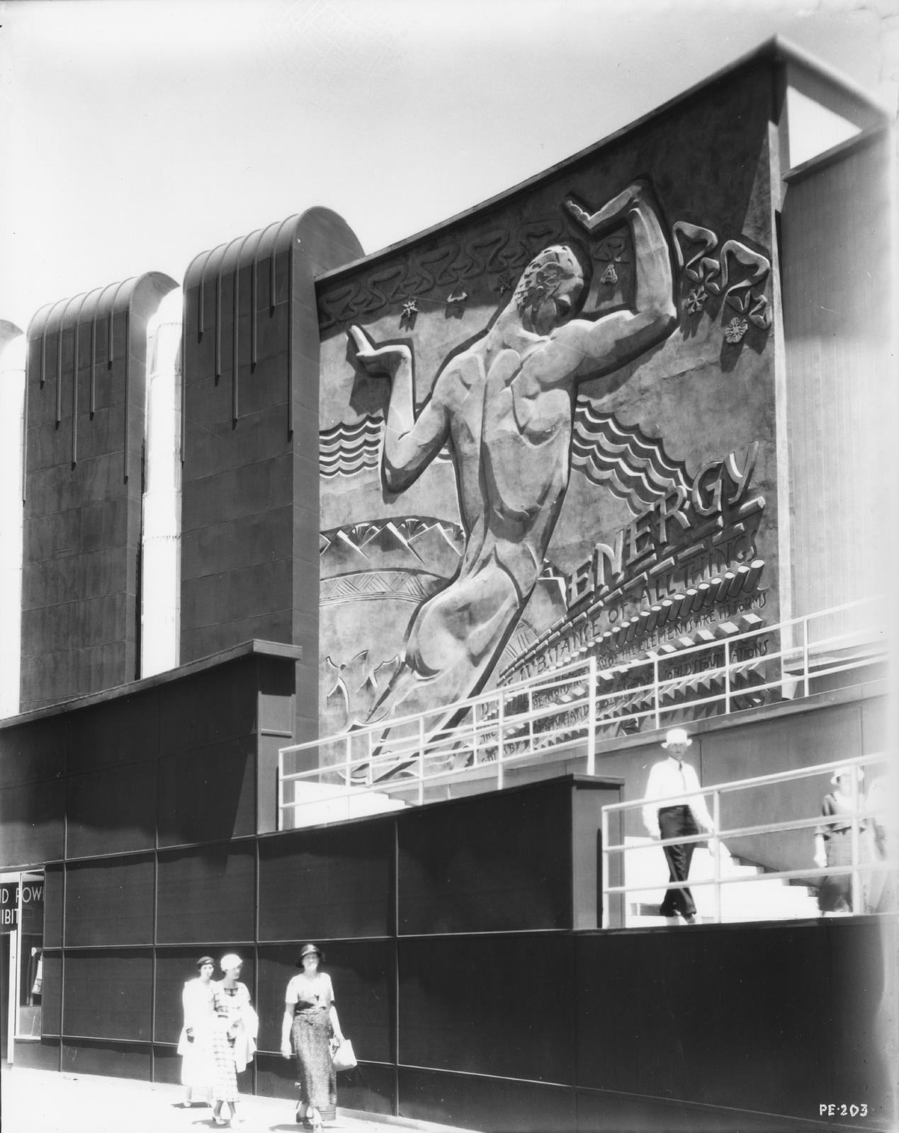 ECC | [Exterior view of the Electrical Group exhibition building.