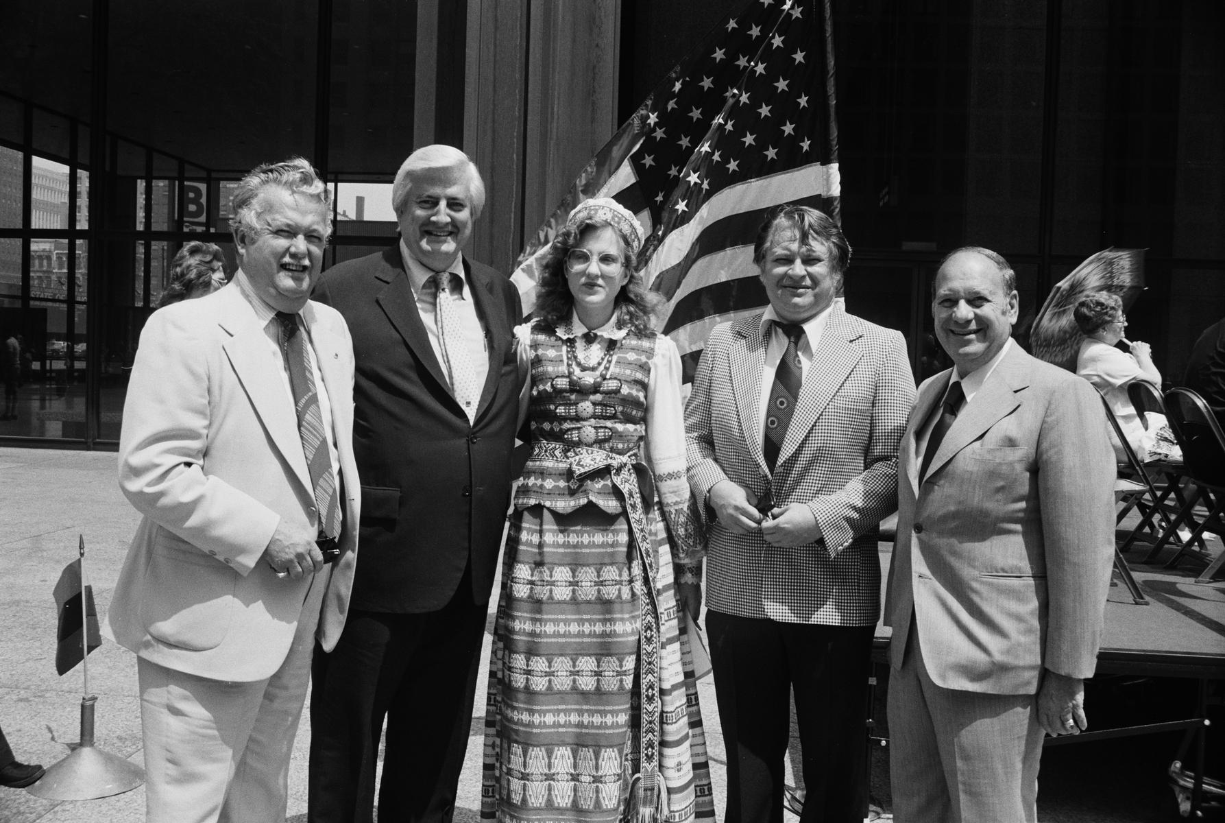 ECC | Al Mazewski, Congressman Henry Hyde, and Congressman Frank A